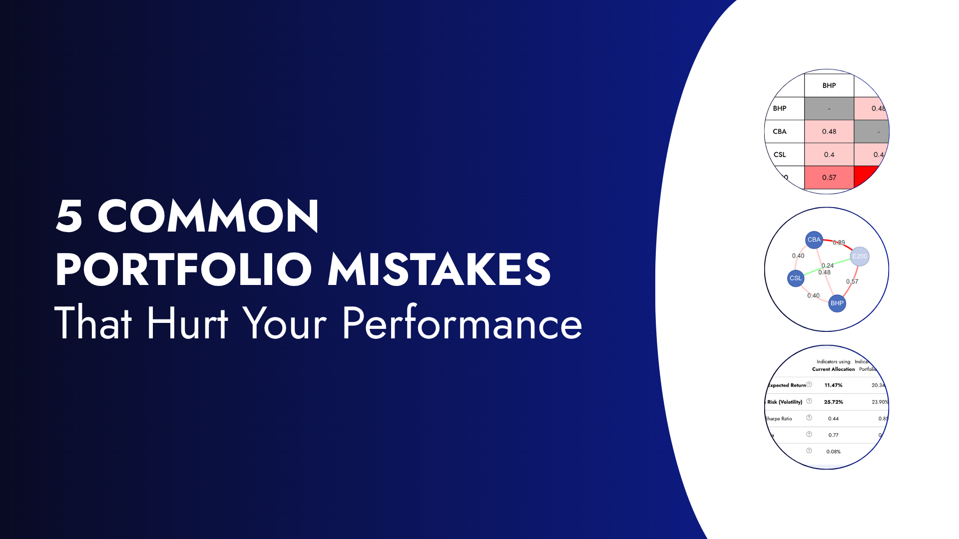 5 Common Portfolio Mistakes That Hurt Your Portfolio Performance